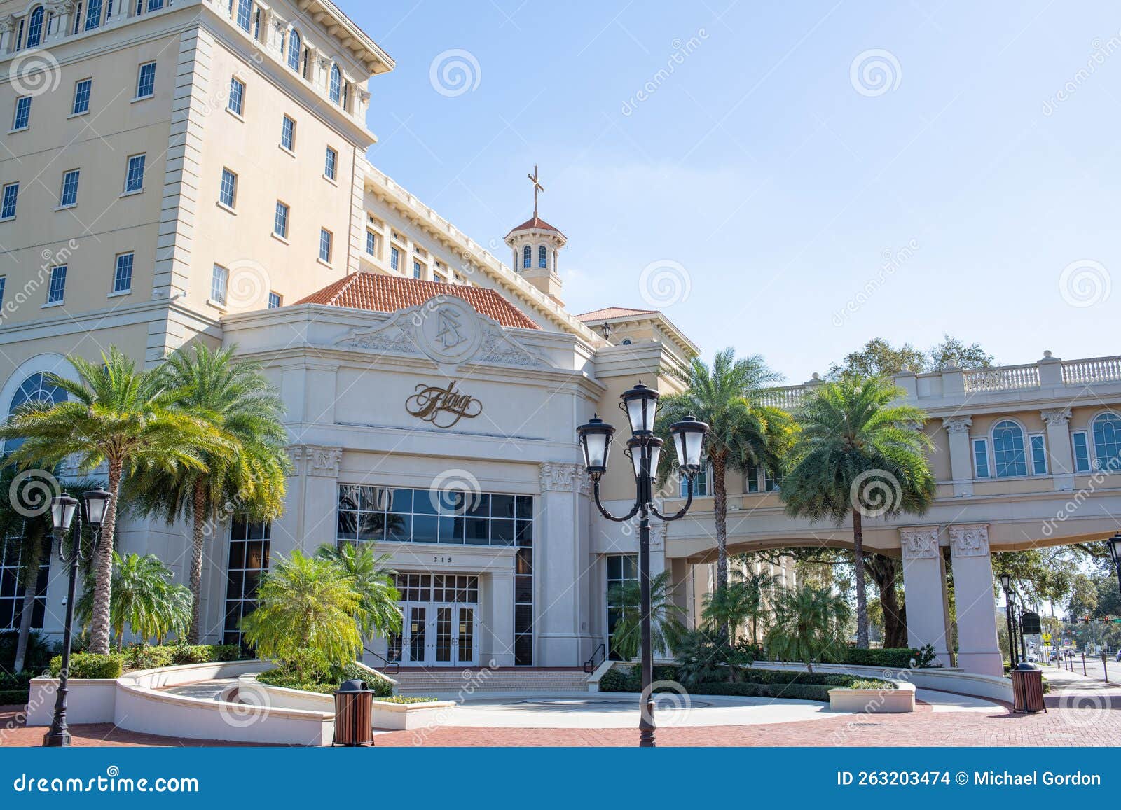 Church Of Scientology Building In Clearwater Florida Editorial Stock