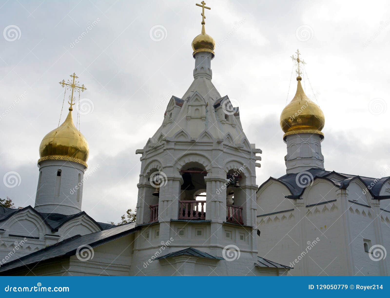 Church in Sergiev Posad stock image. Image of blessed - 129050779