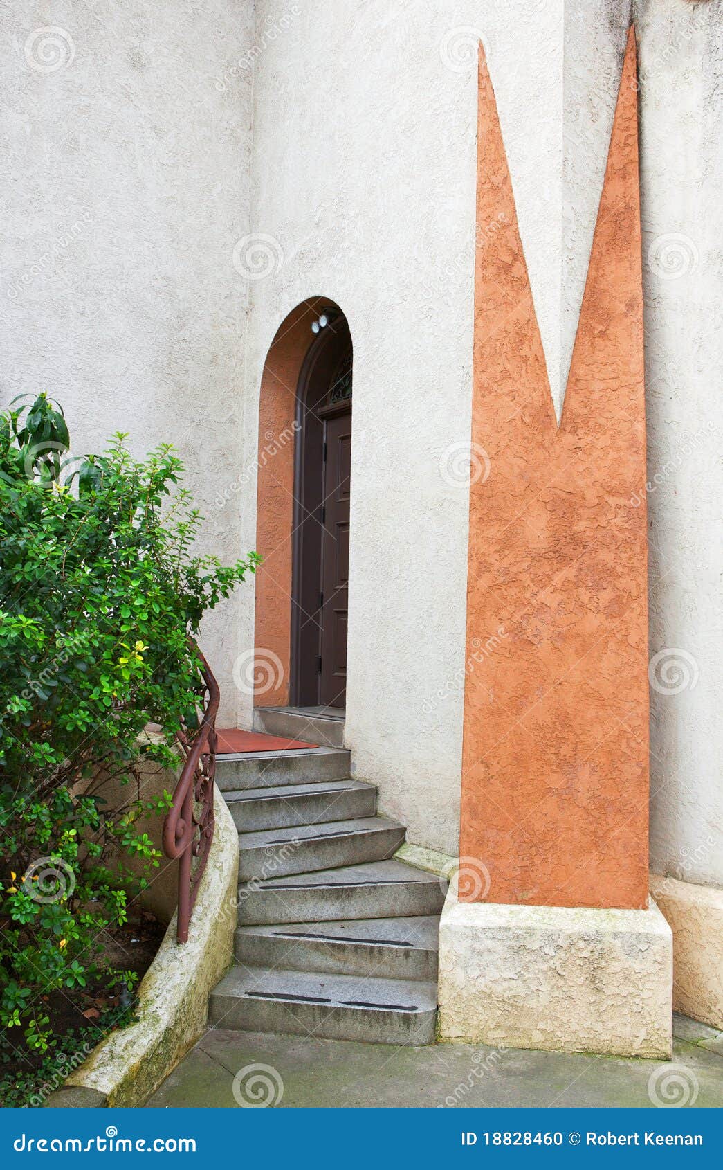 Church side entrance stock photo. Image of door, entrance - 18828460