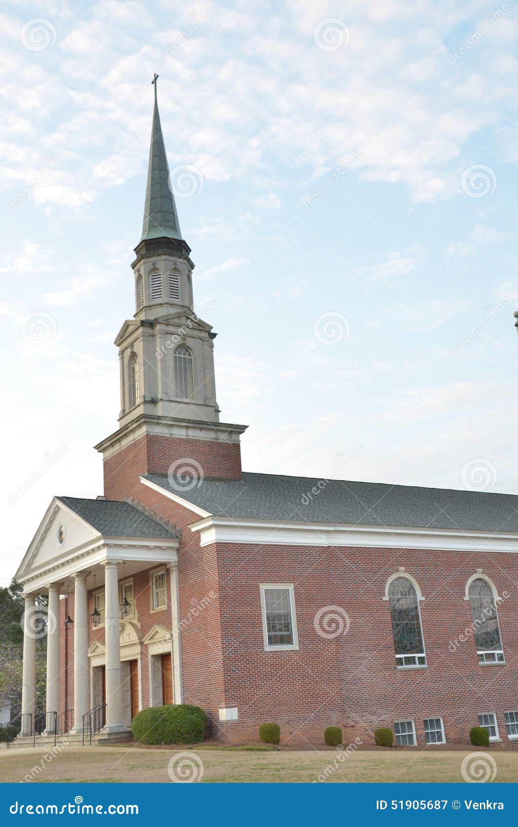 Church stock image. Image of church, cross, buidling - 51905687