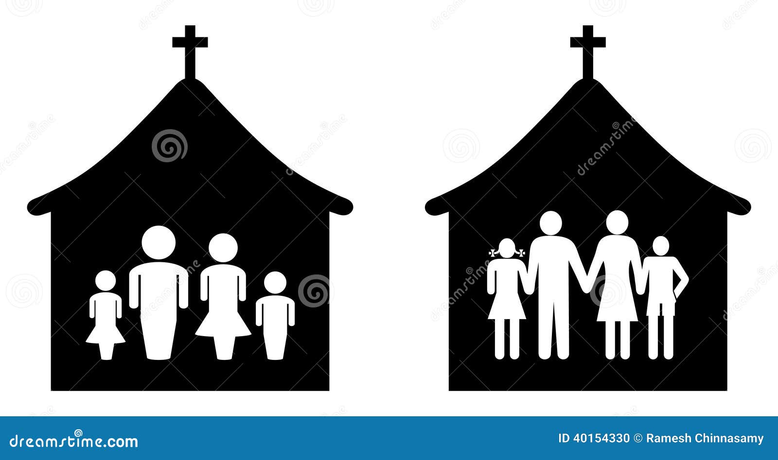 Church stock vector. Illustration of father, christ, illustrated - 40154330