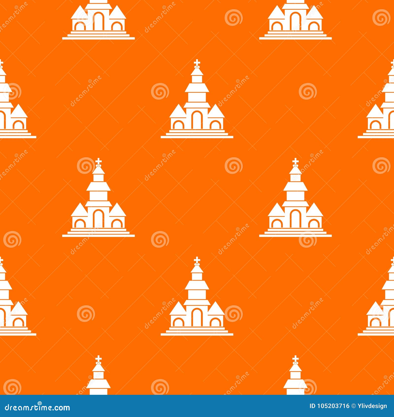 Church pattern seamless stock vector. Illustration of geometric - 105203716