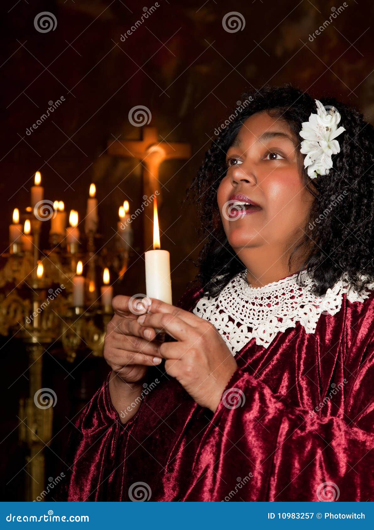 Church singer stock image. Image of vocalist, gospel - 10983257