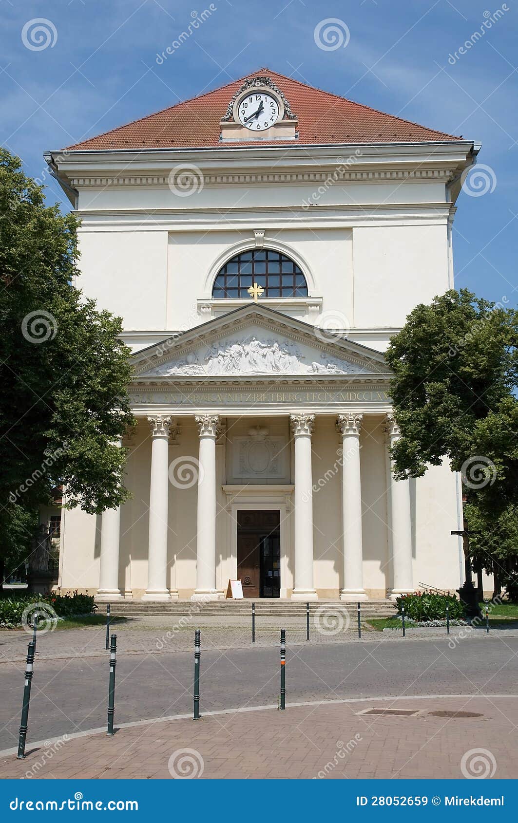 Classicist Church Of Holy Trinity From 1783 In Maly Haj, Hora Svate ...