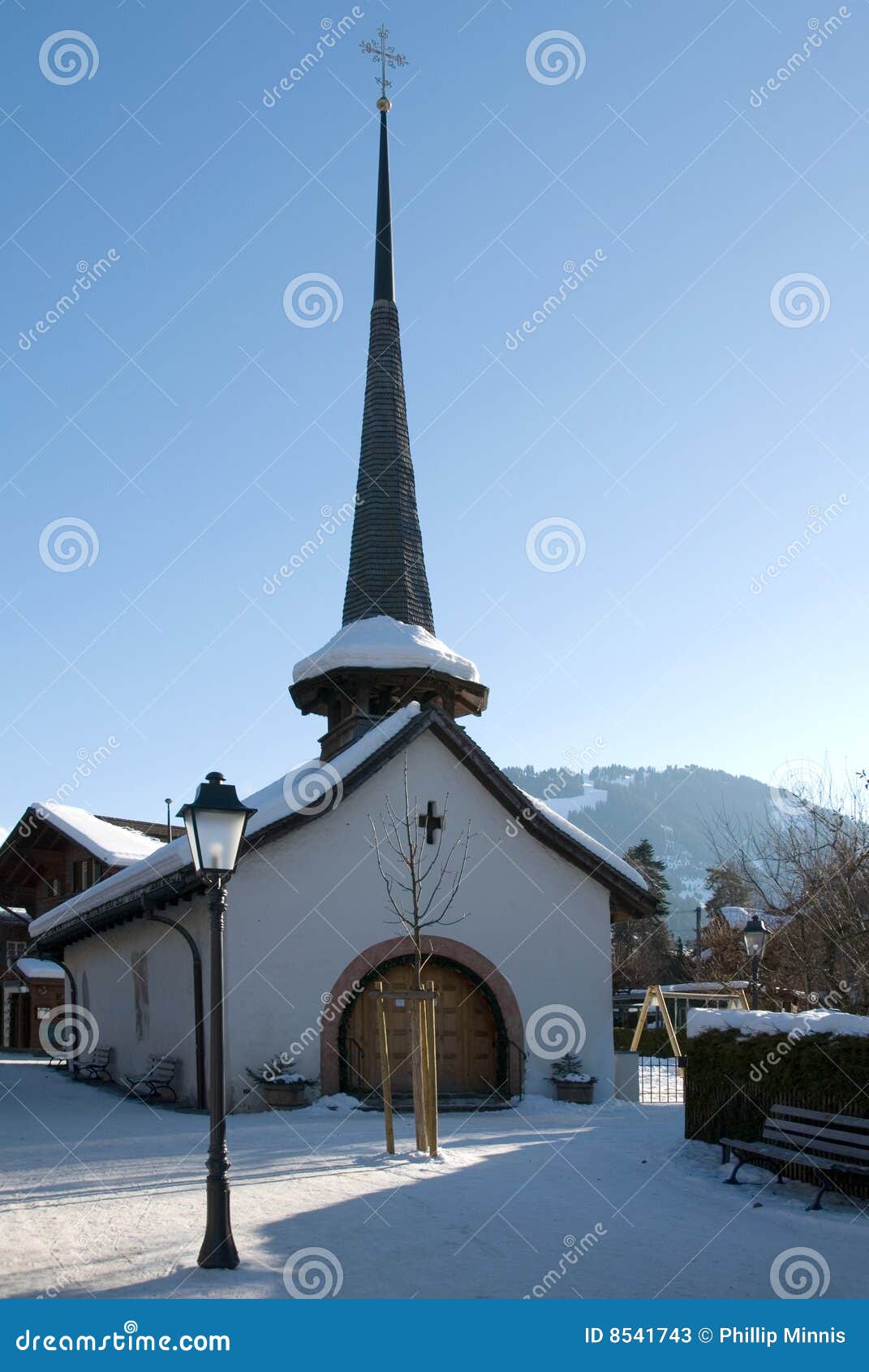 Church in the Snow stock image. Image of snow, scenery - 8541743