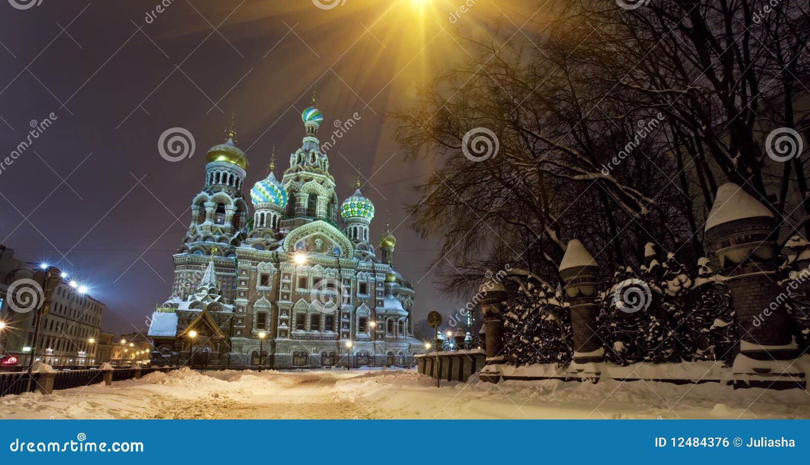 The Church on Spilt Blood stock photo. Image of panorama - 12484376