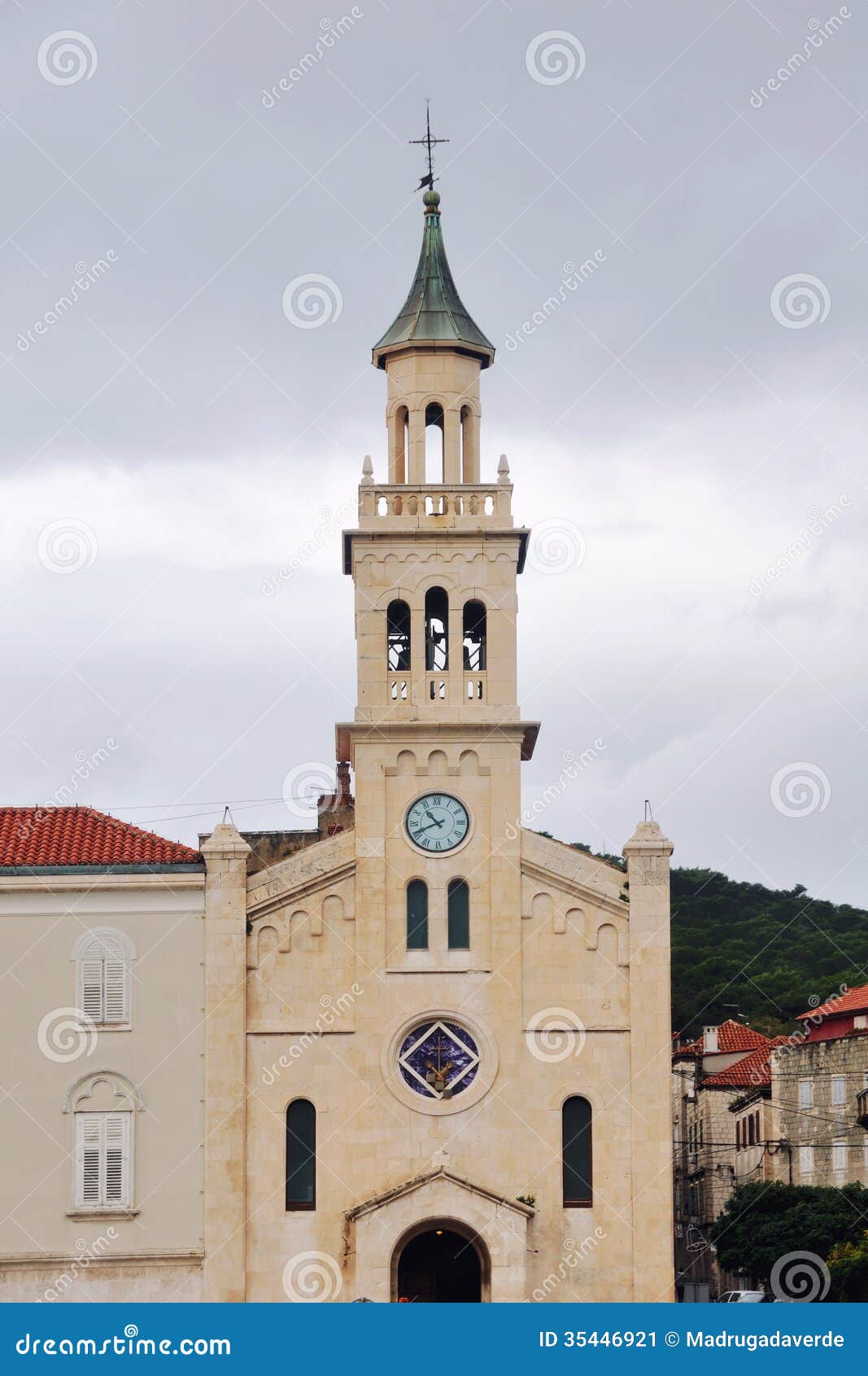 Church in Split, Croatia stock image. Image of adriatic - 35446921