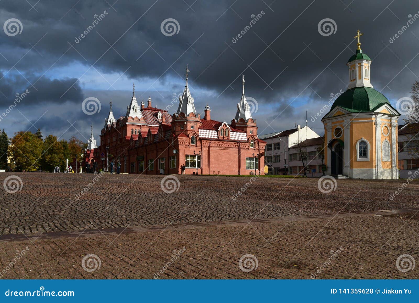 The Church on the Square, Moscow. Russia Editorial Stock Photo - Image ...