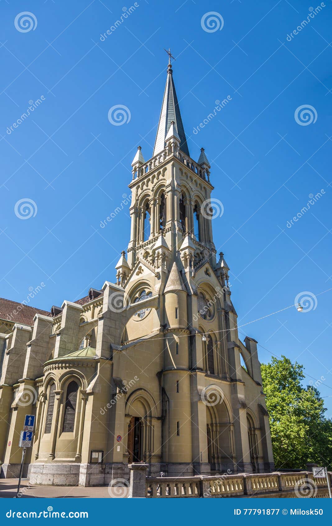 Church of Ss.Peter and Paul in Bern Stock Image - Image of unesco ...