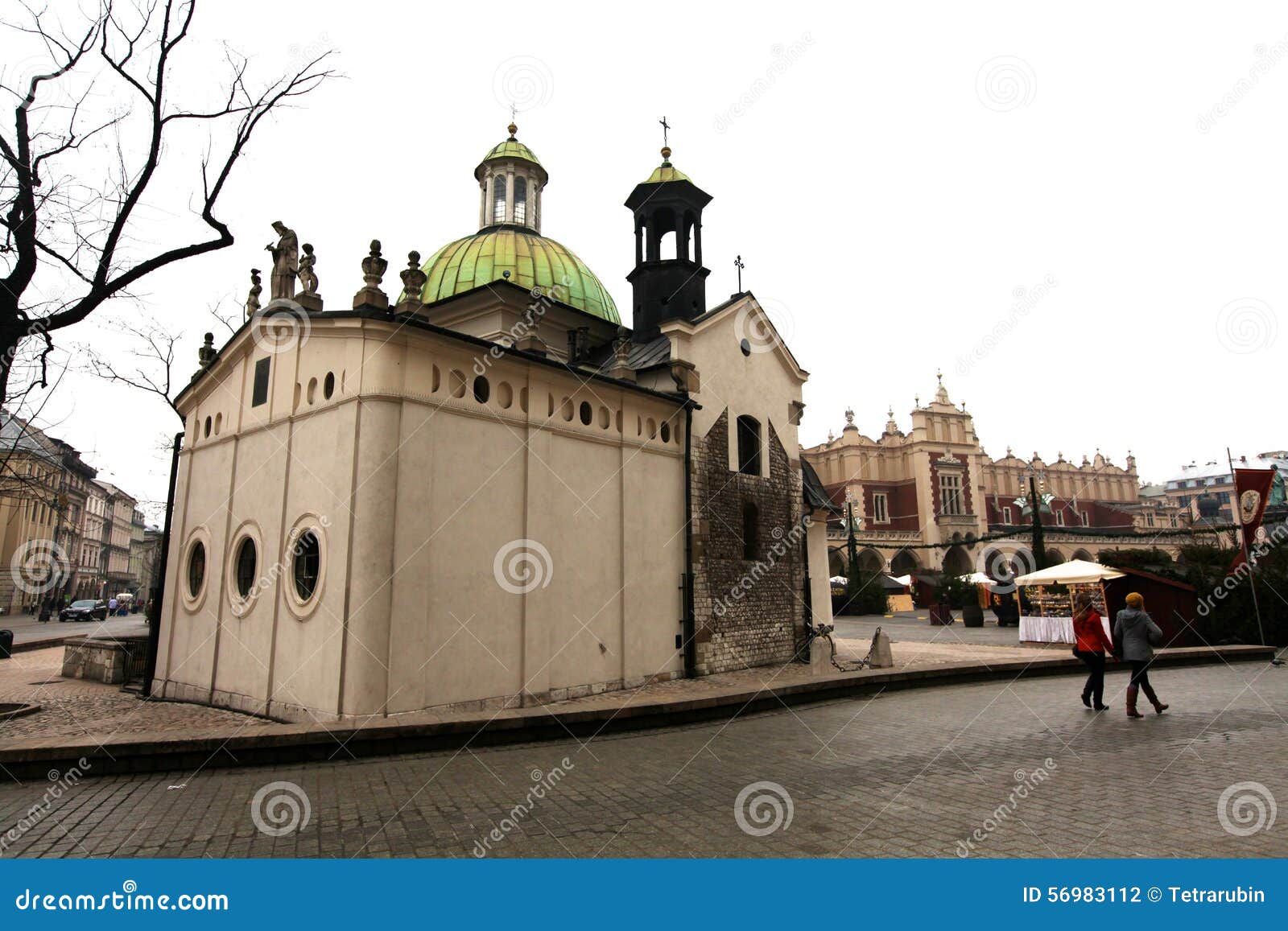 Church of St. Adalbert in Krakow Editorial Photography - Image of ...