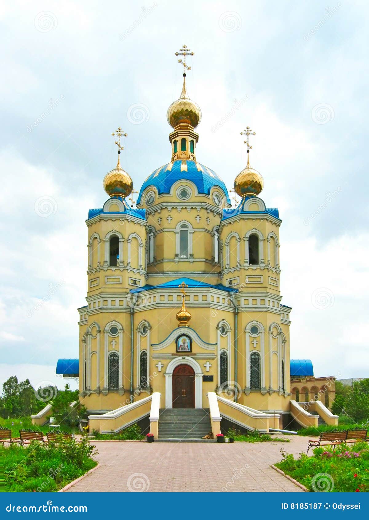 Church of St. Alexander Nevsky Stock Image - Image of dominical ...