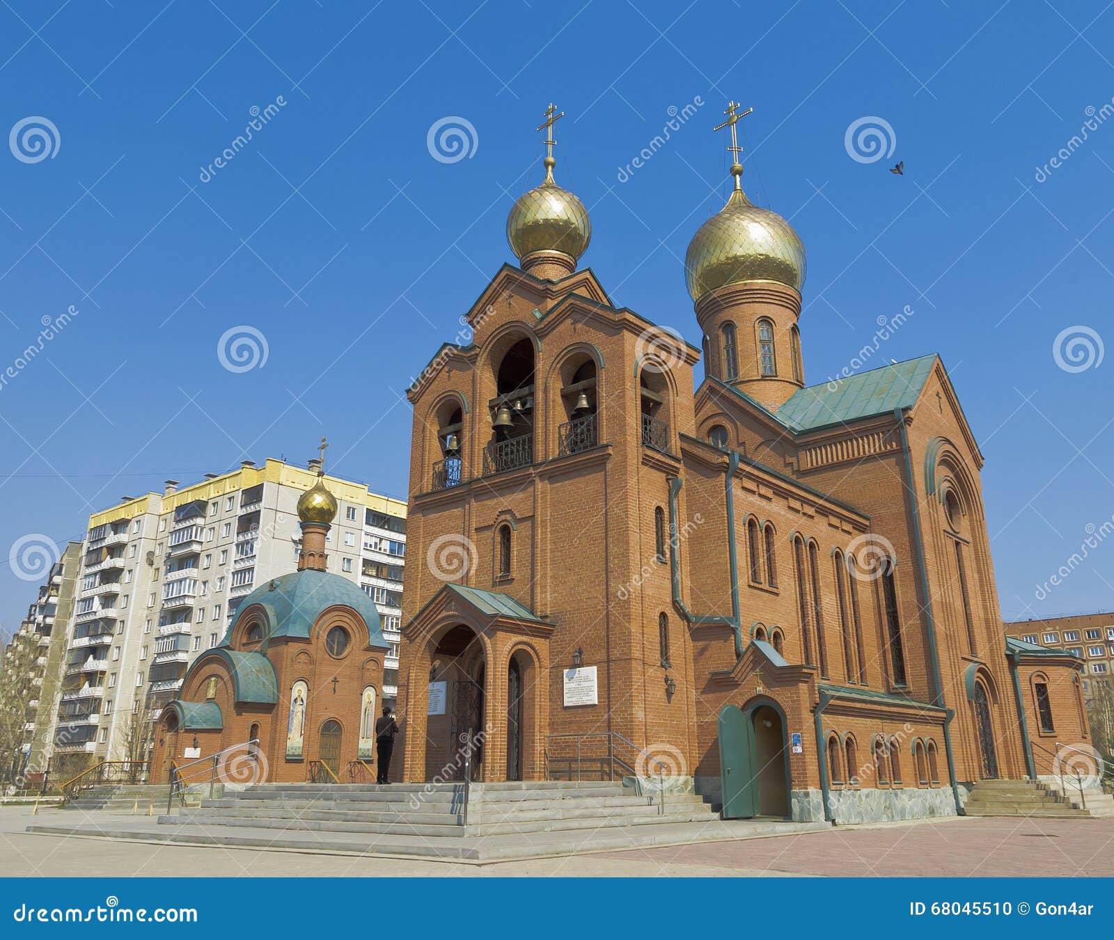 The Church of St. Basil the Great in Chelyabinsk Stock Photo - Image of ...