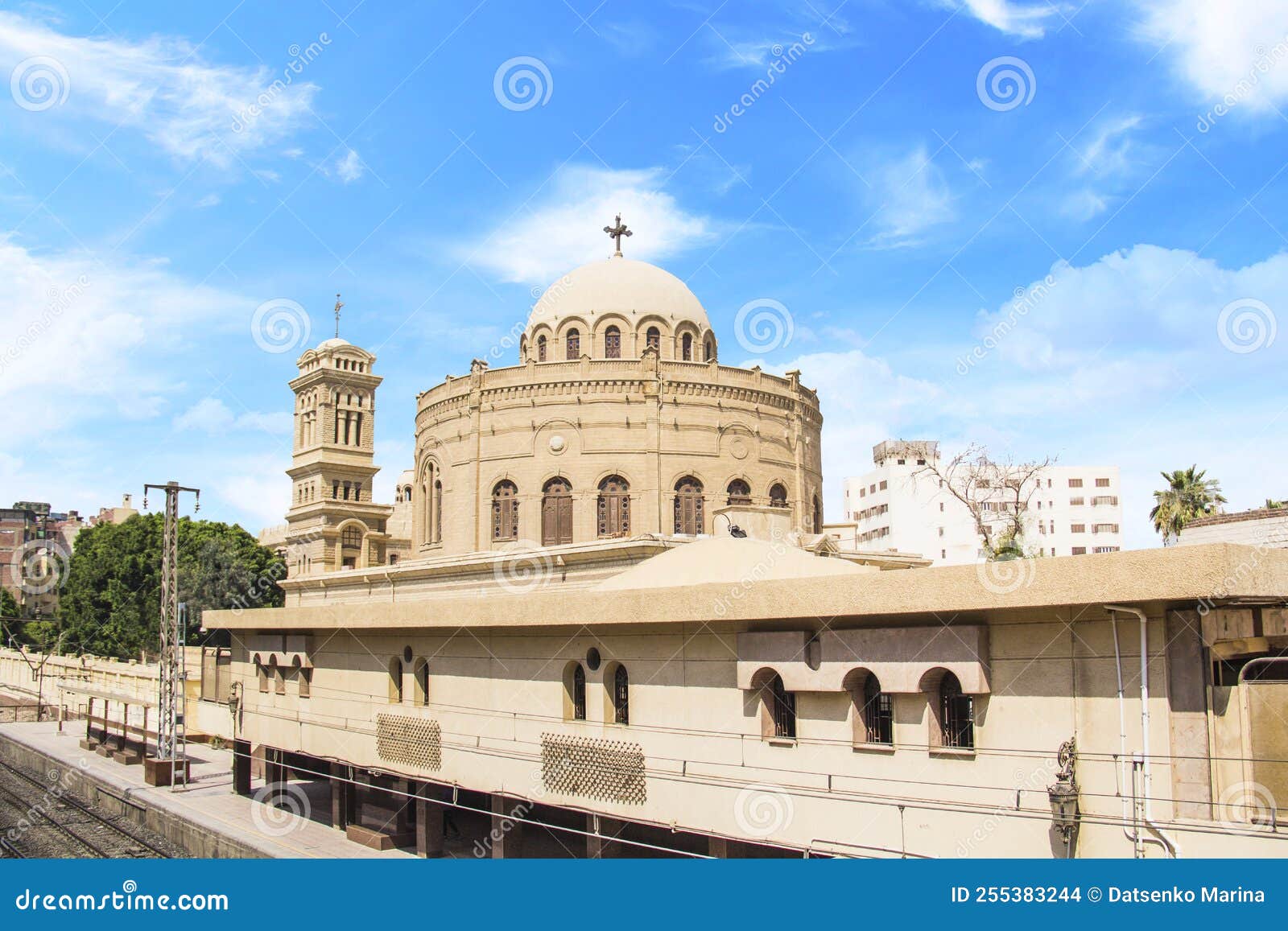 Church of St. George in the Coptic Cairo District of Old Cairo Stock ...