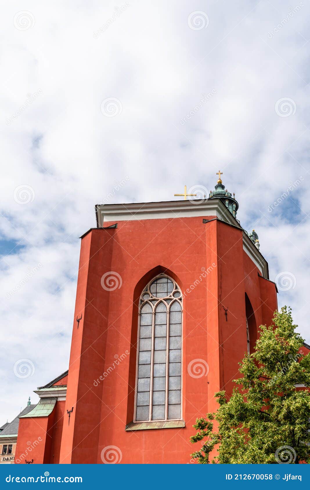The Church of St. Jacobs in Stockholm Stock Photo - Image of outdoors ...