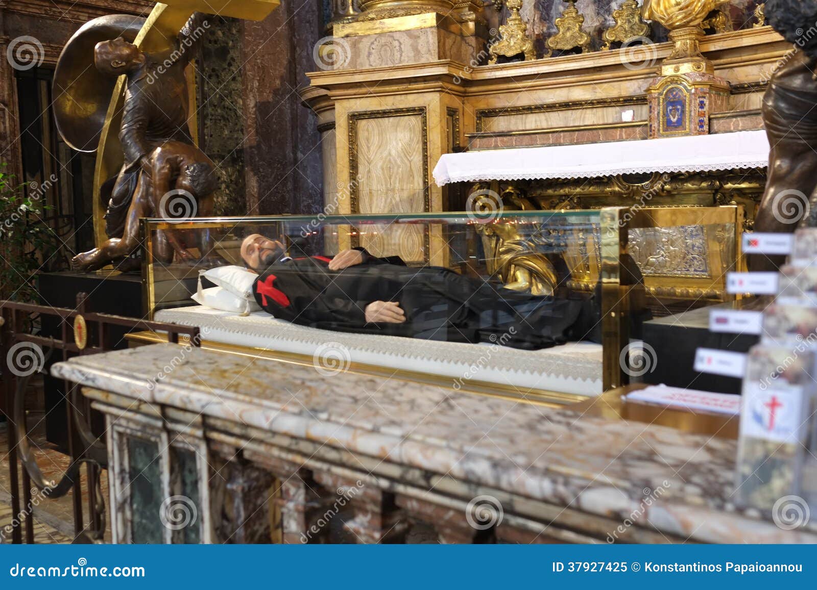 The Church of St. Mary Magdalene in Rome Editorial Image - Image of ...