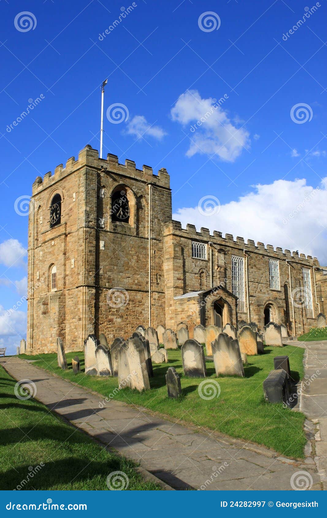 Church of St Mary the Virgin, Whitby, N. Yorkshire Stock Image - Image ...