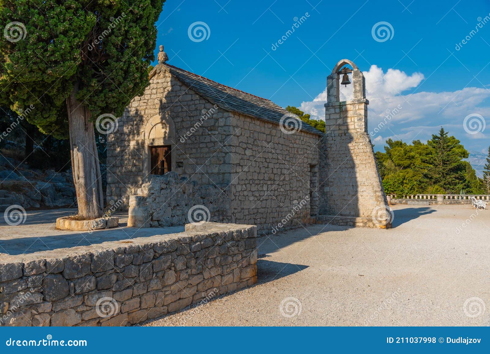 The Church of St. Nicholas at Marjan Hill in Split , Croatia Stock ...