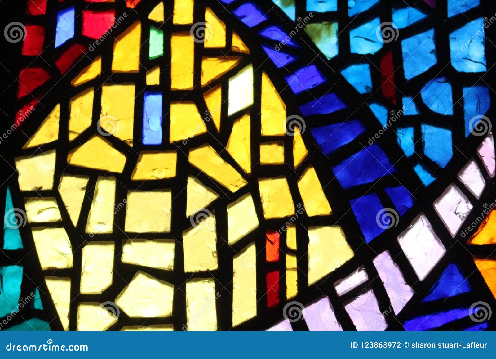 Church stock photo. Image of window, colors, glass, stained - 123863972