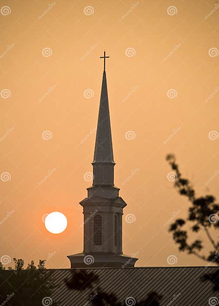 Church Steeple stock photo. Image of religion, sunup, religious - 2985824