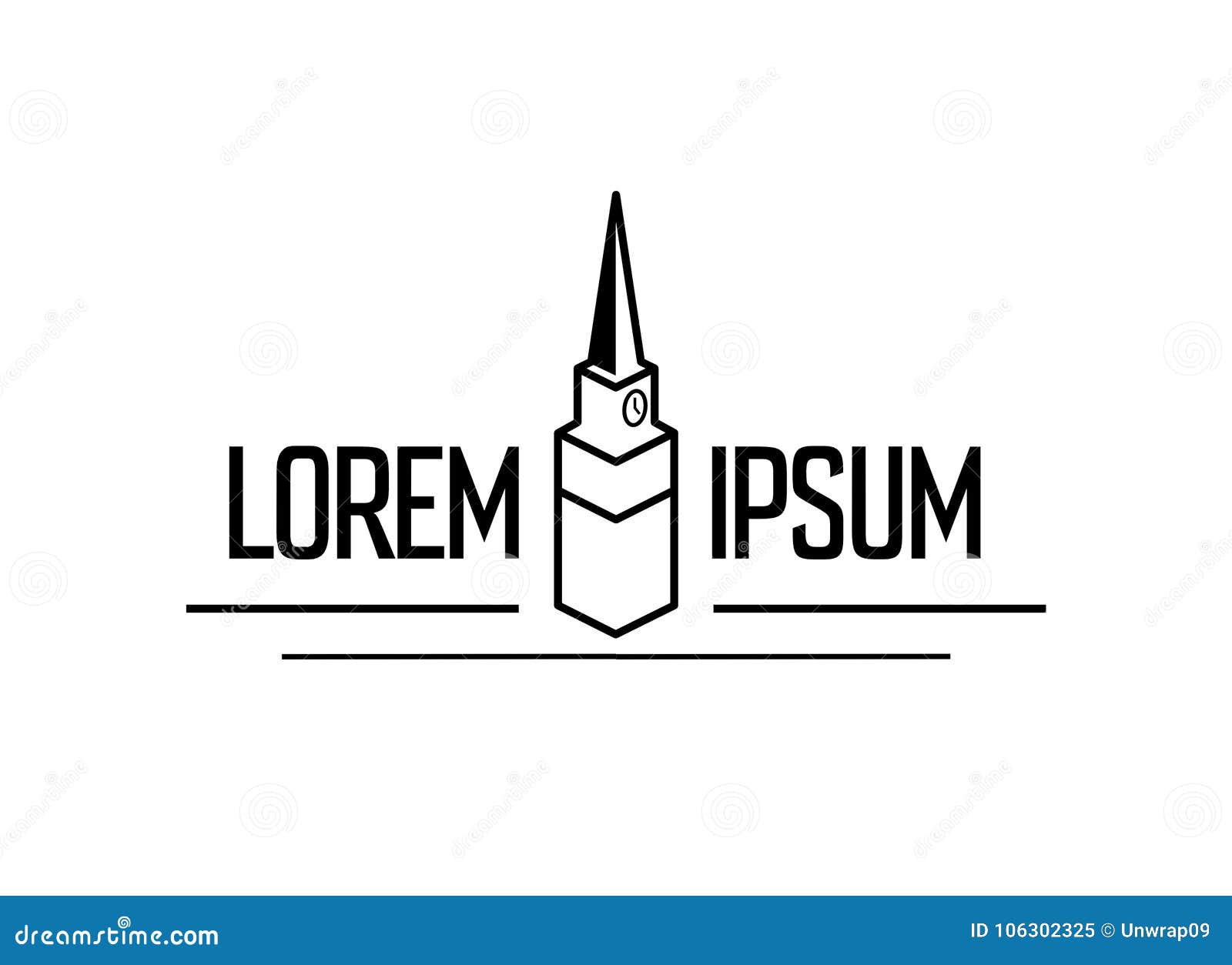 Church Steeple Abbey Line Icon. Chapel Tower Worship House Christ Place ...