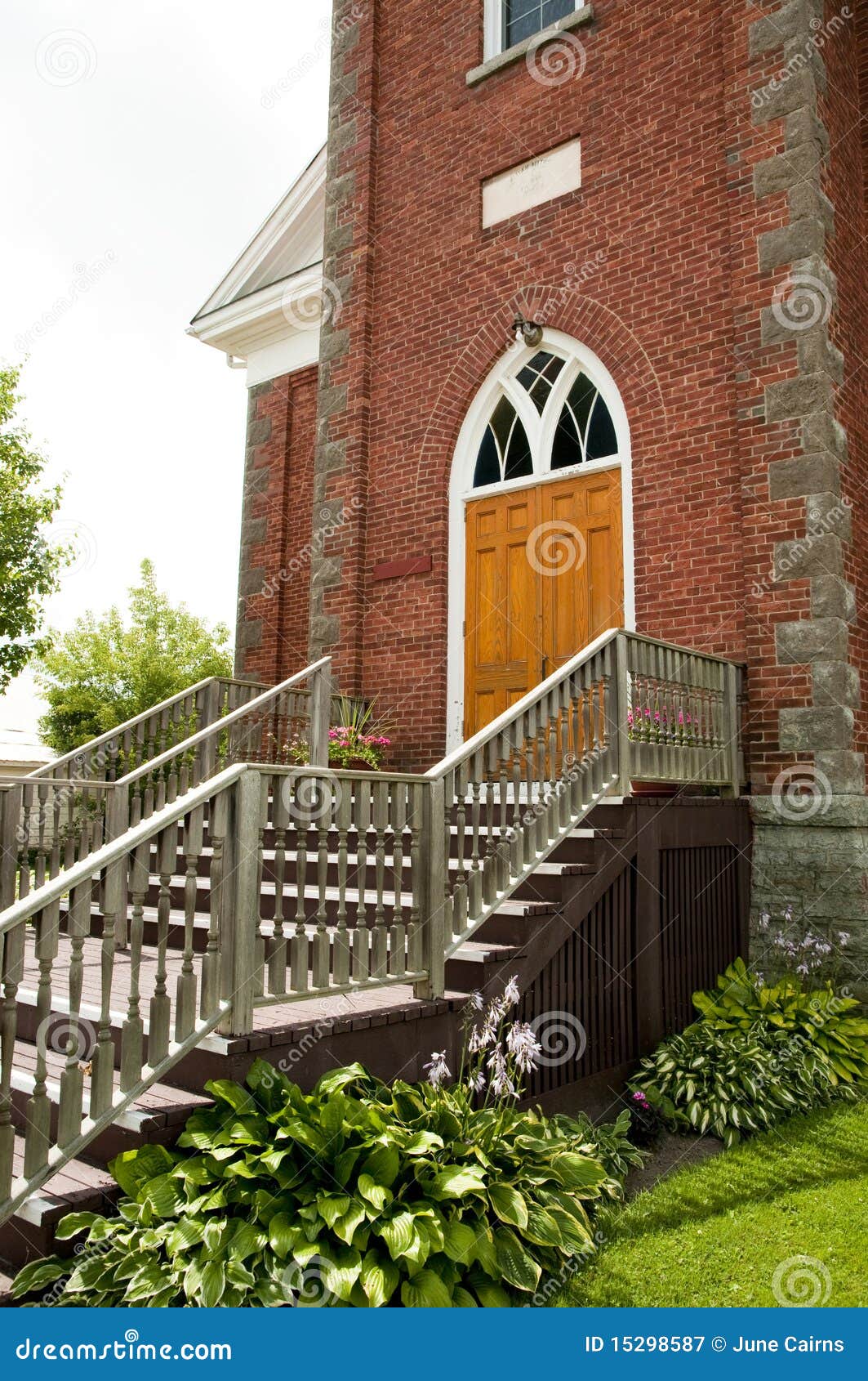 Church steps stock image. Image of stones, planks, mortar - 15298587