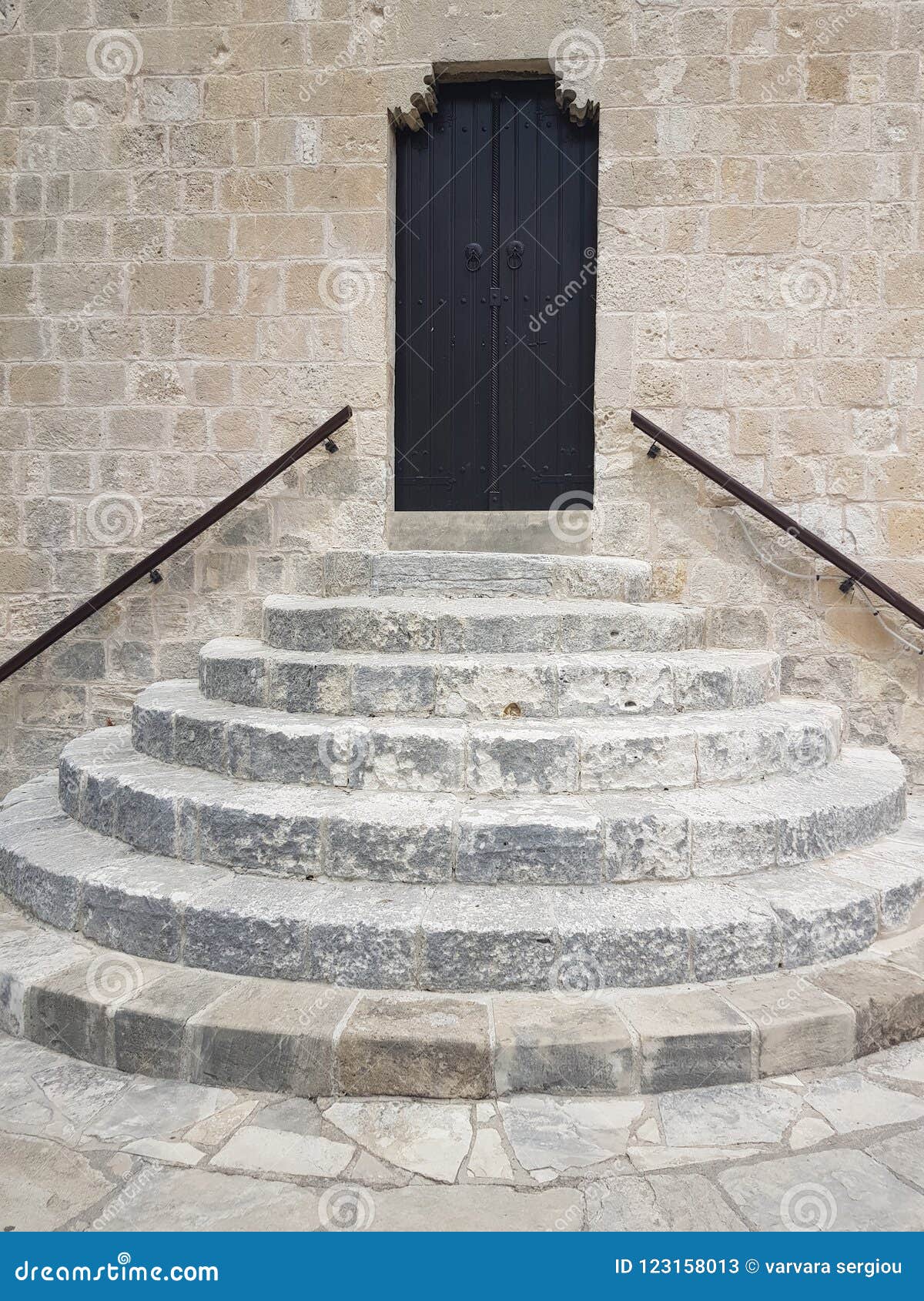 Steps With Black Metal Railings Royalty-Free Stock Photography ...