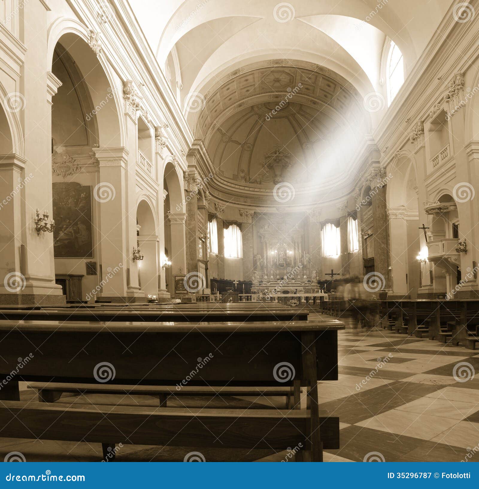 Church And Sun Beam Editorial Photo | CartoonDealer.com #35296787