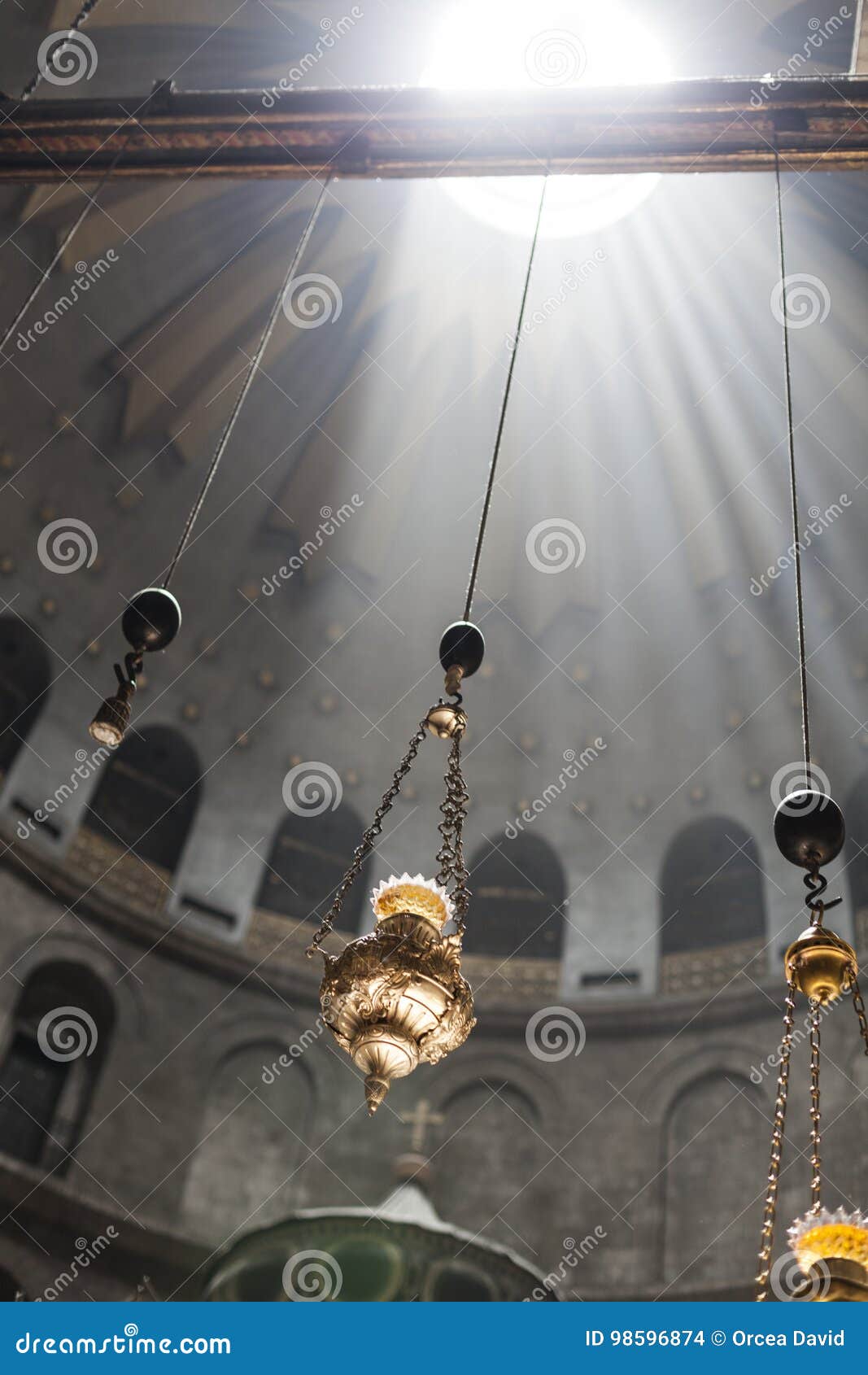 Church Sun Rays stock photo. Image of dome, christianity - 98596874