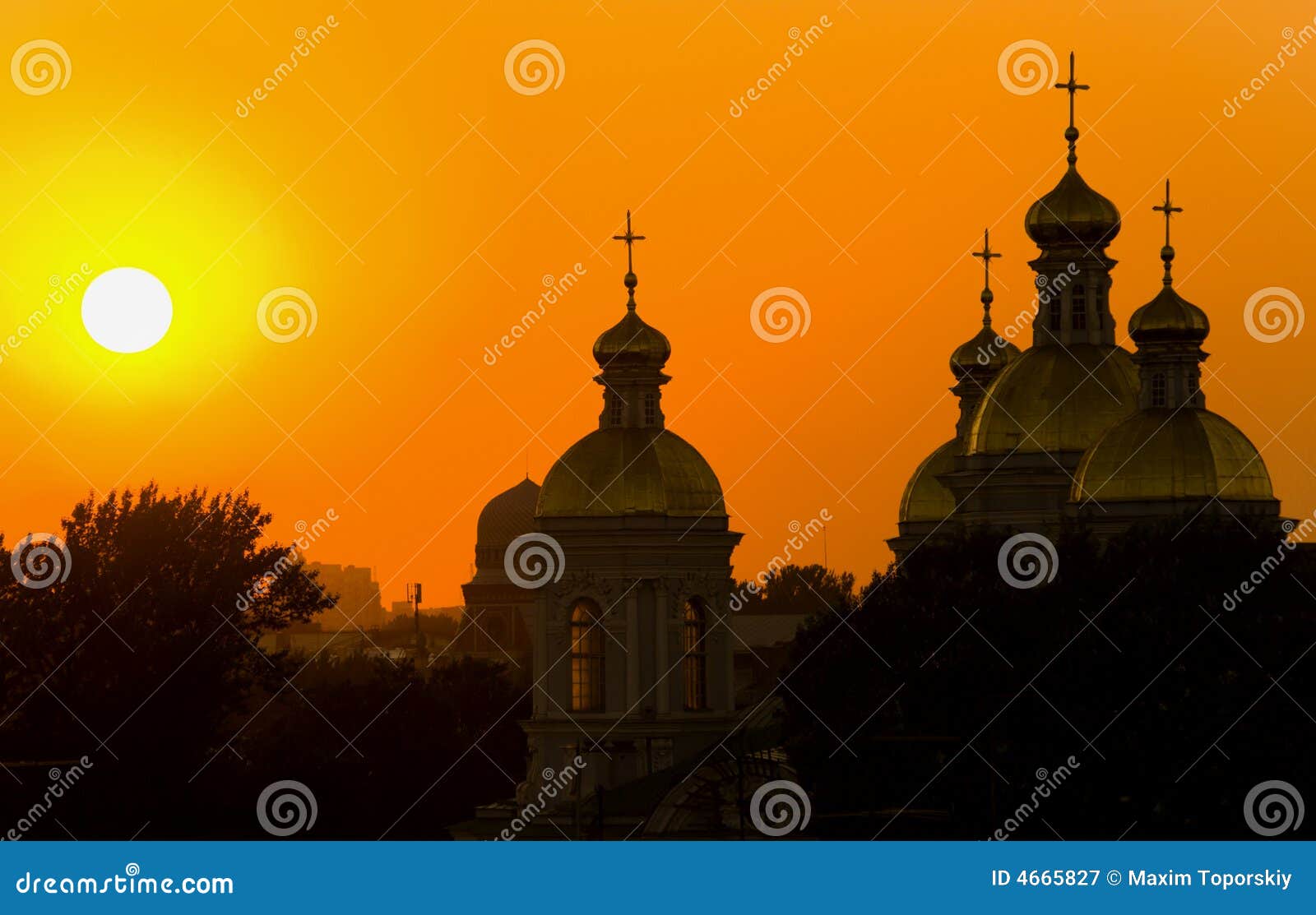 Church on a sunset stock image. Image of shadow, bright - 4665827