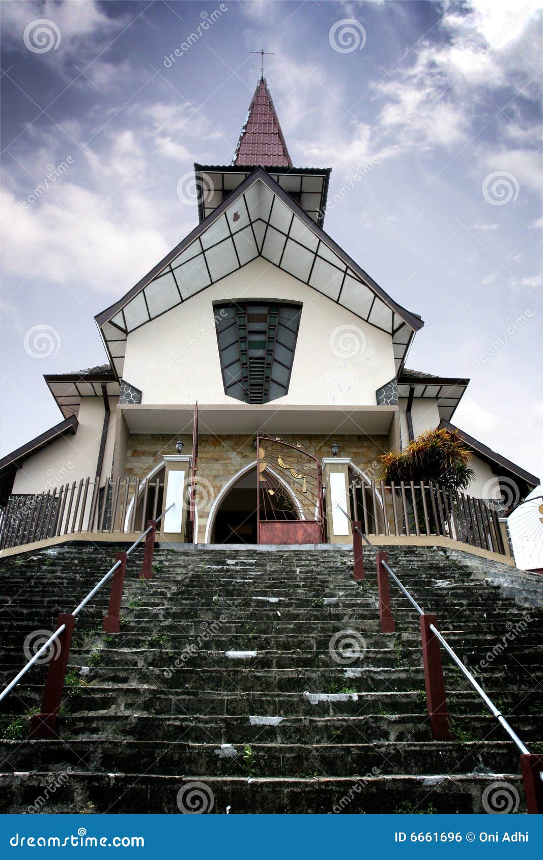 Church at sunset stock photo. Image of skies, rise, religious - 6661696