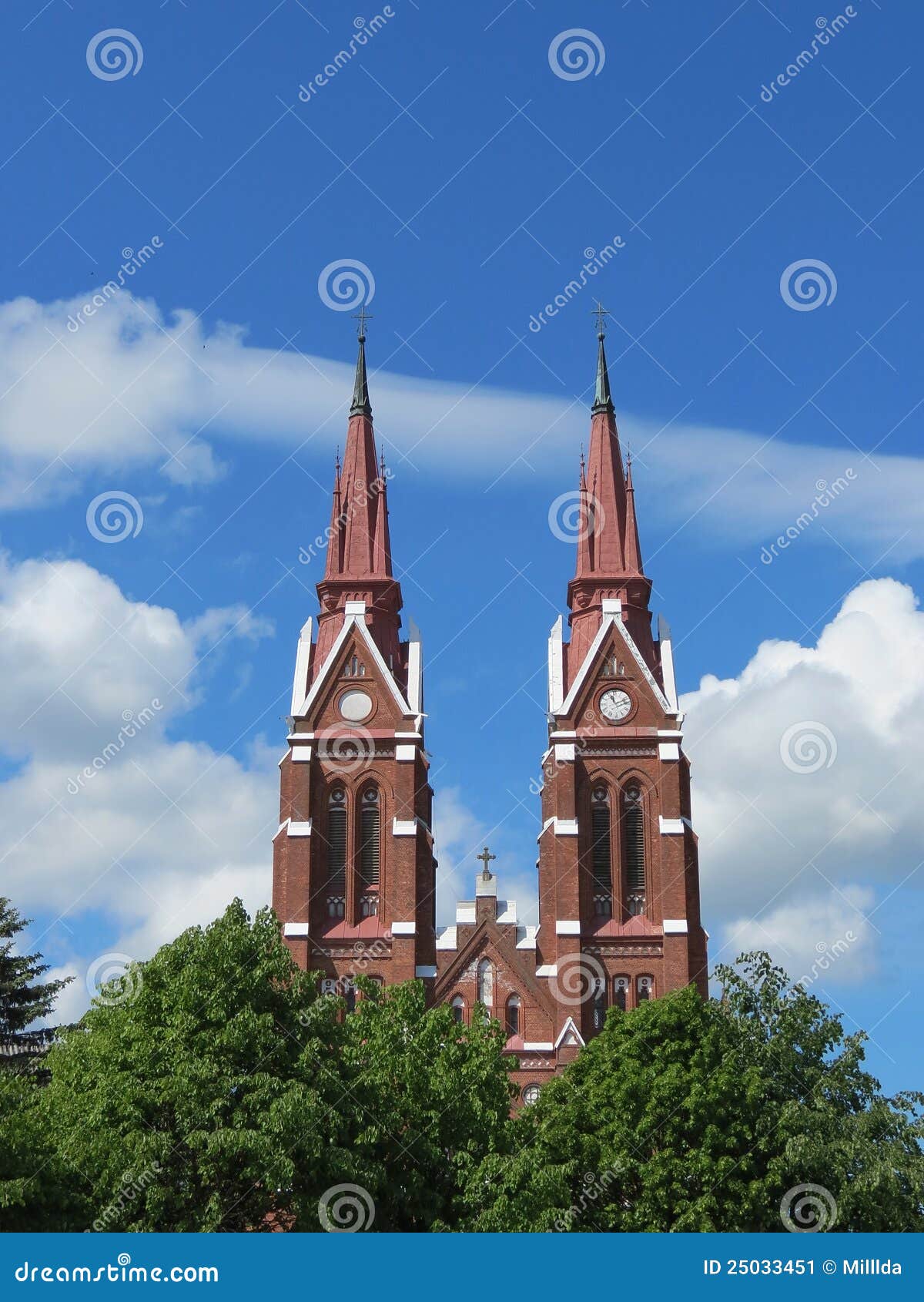 Church in Sveksna, Lithuania Stock Image - Image of sveksna ...