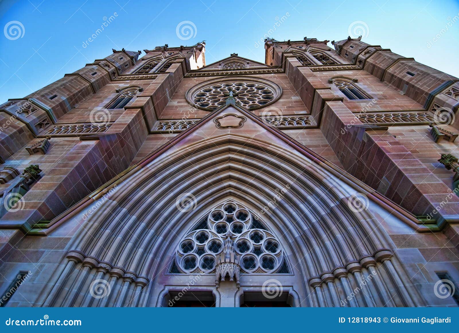 Church in Sydney, Australia Stock Image - Image of skyline, city: 12818943