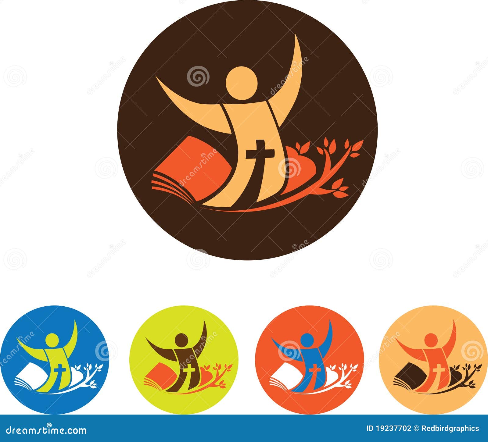 Church Symbols Vector Illustration | CartoonDealer.com #19237702