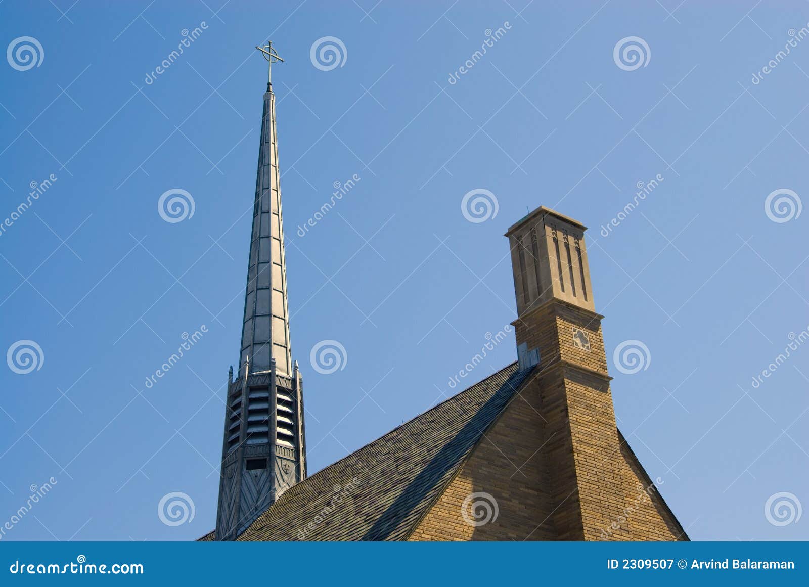 Church Tower stock image. Image of clouds, roman, faith - 2309507