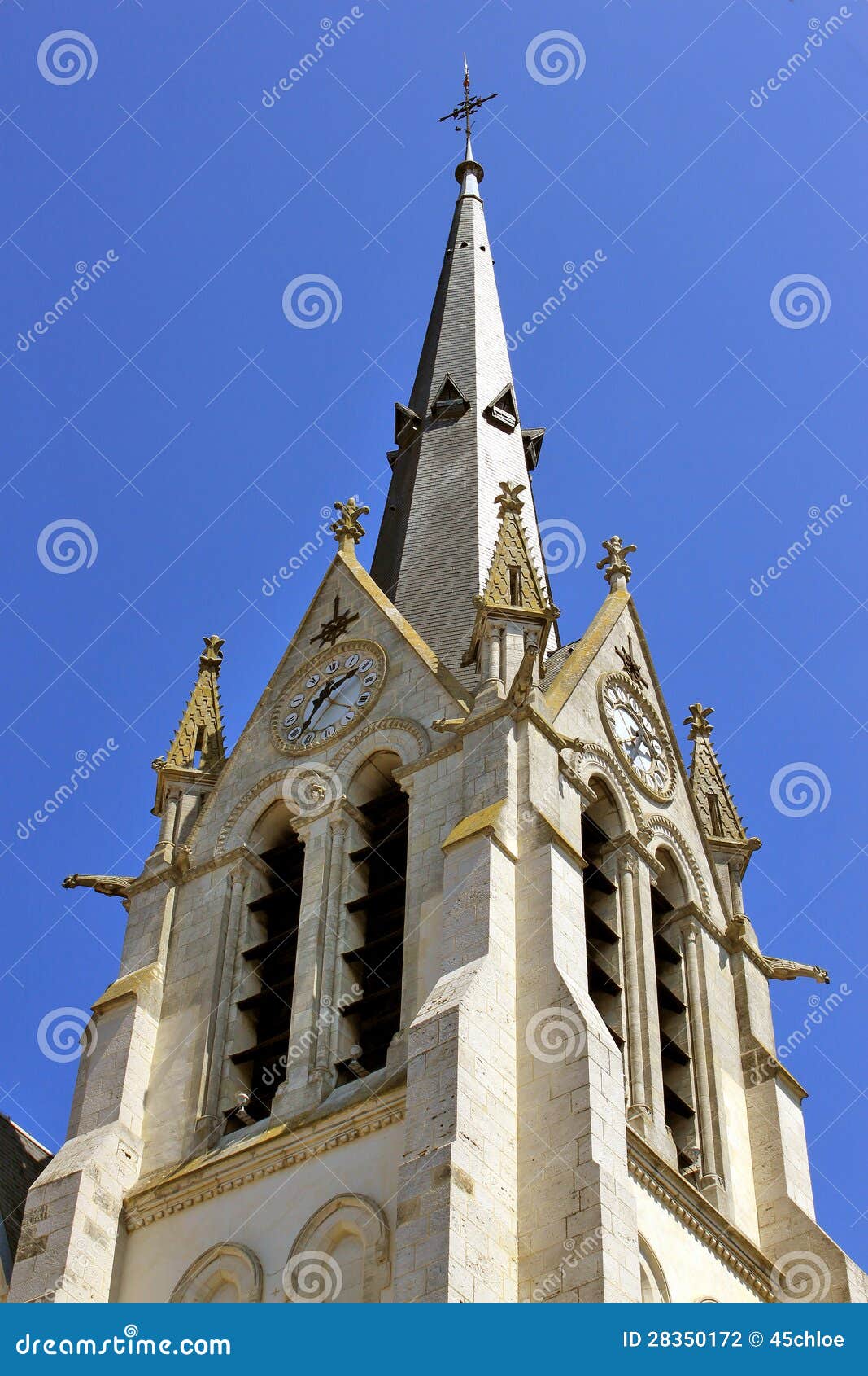 Church tower stock photo. Image of fellowship, gospel - 28350172
