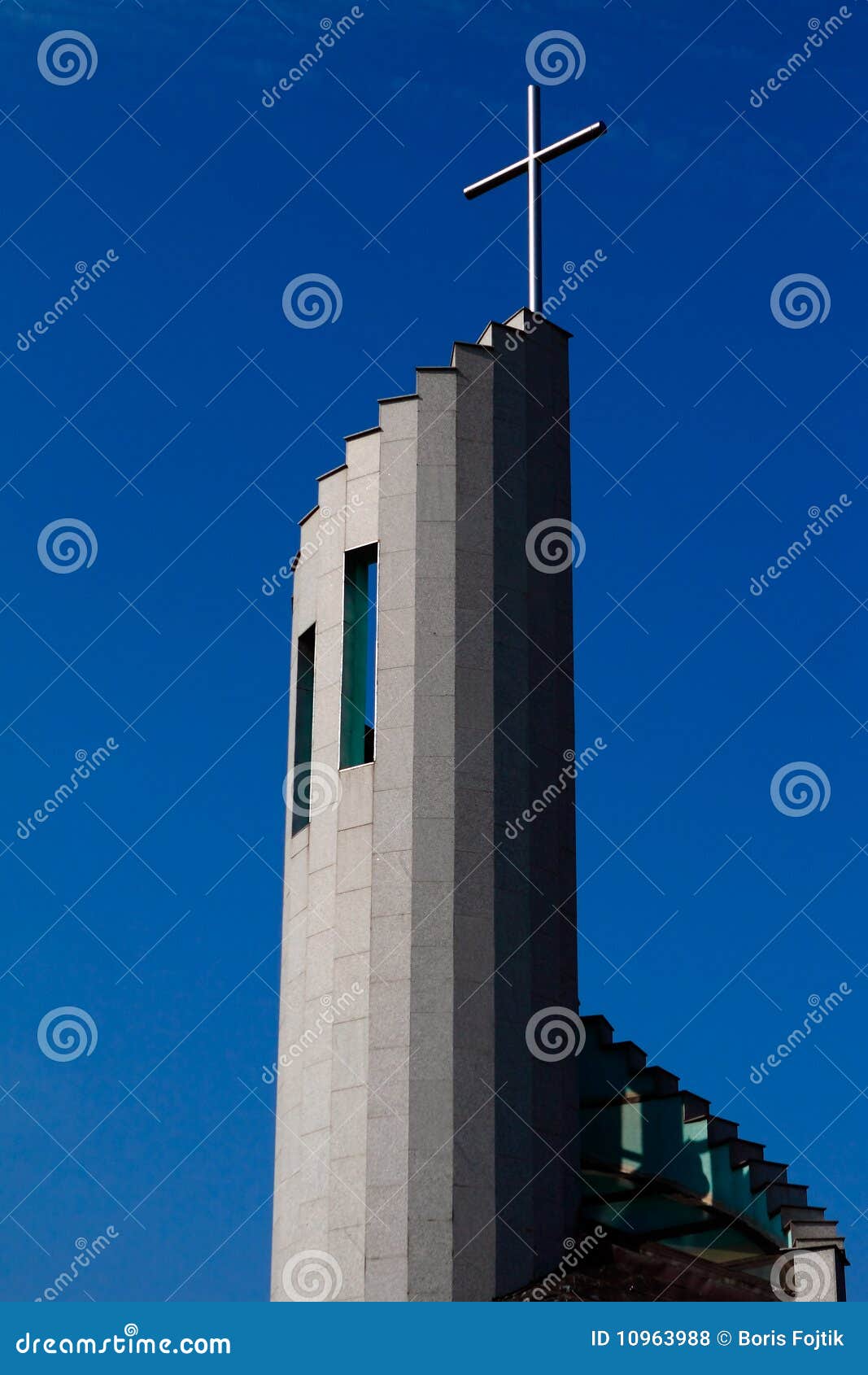 Church tower with cross stock photo. Image of orthodox - 10963988