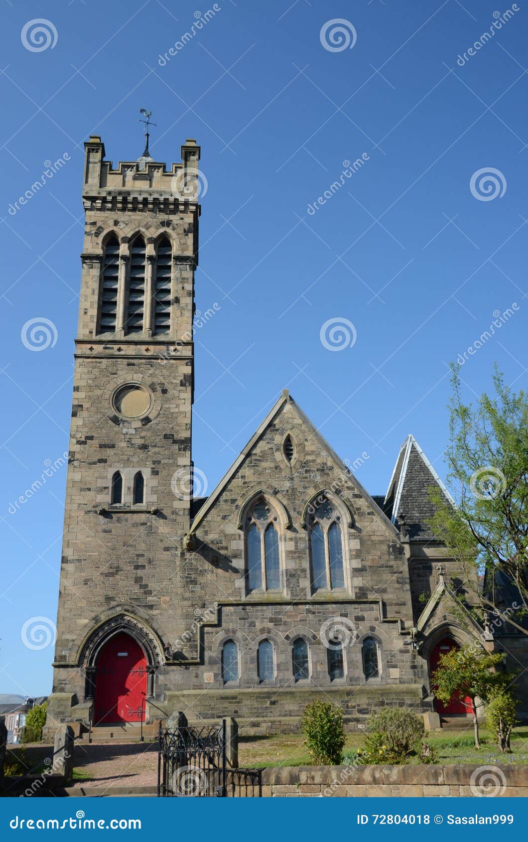 Church Tower stock photo. Image of tower, historic, alloa - 72804018