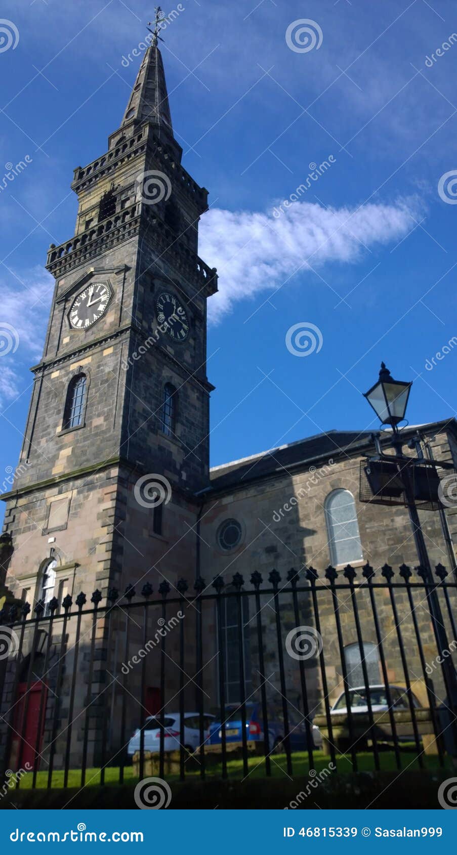 Church Tower in Paisley stock image. Image of religion - 46815339