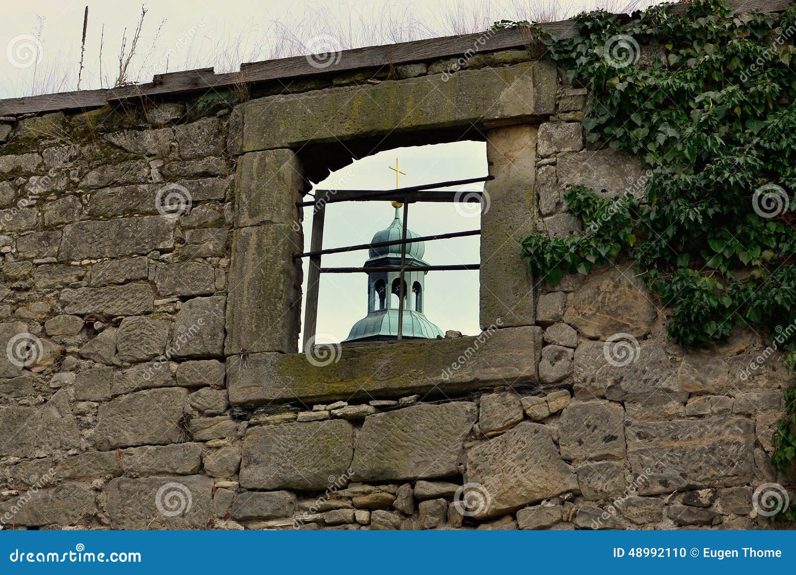 Church Tower stock photo. Image of window, wall, church - 48992110