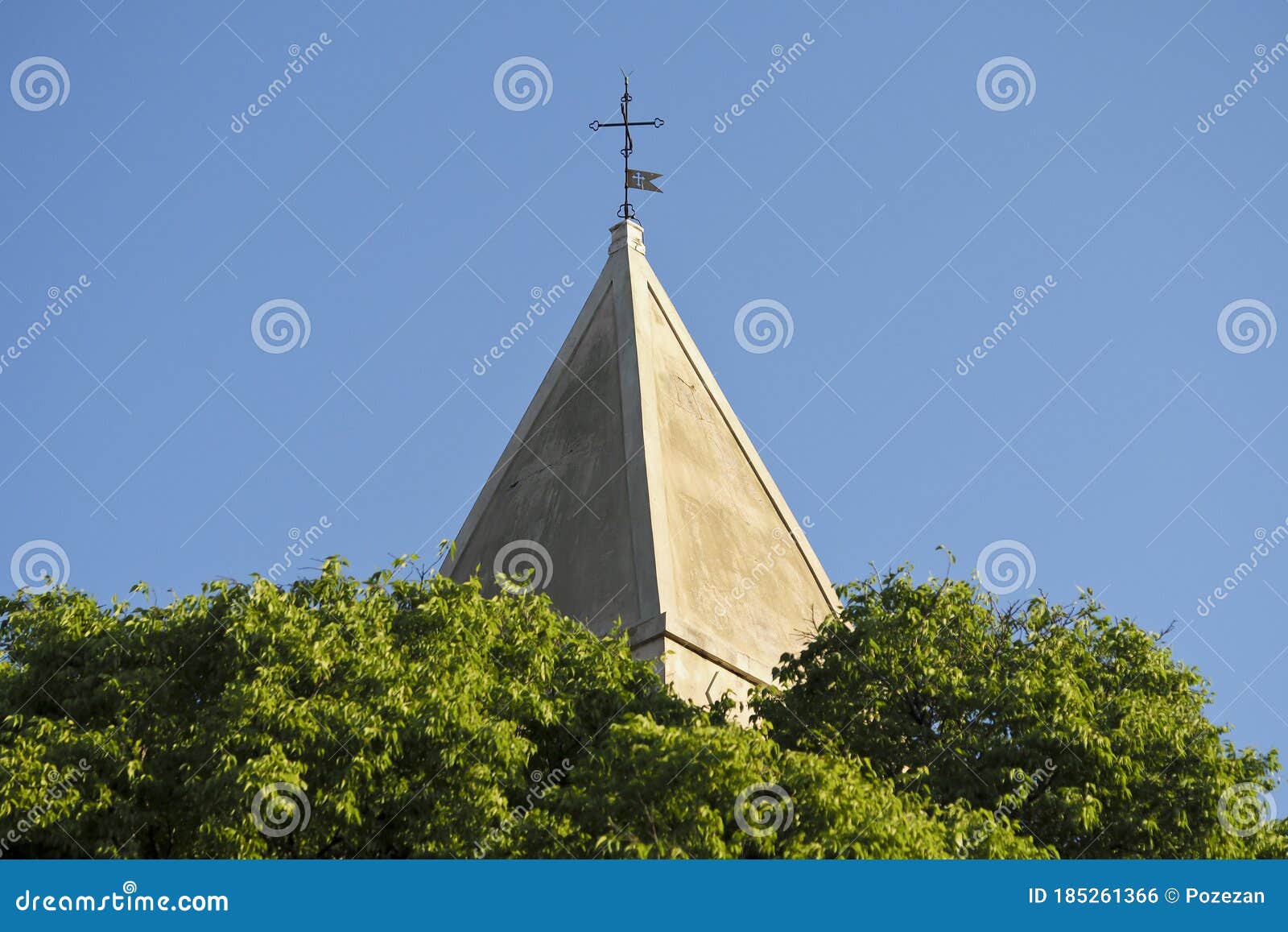 Church tower stock photo. Image of green, religion, landscape - 185261366