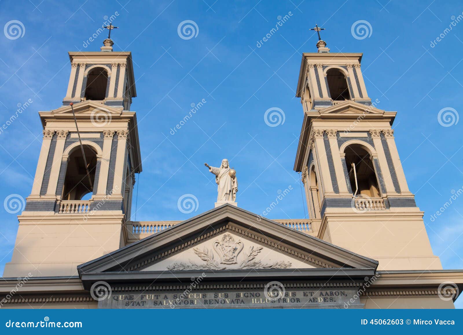 Church towers stock image. Image of building, towers - 45062603