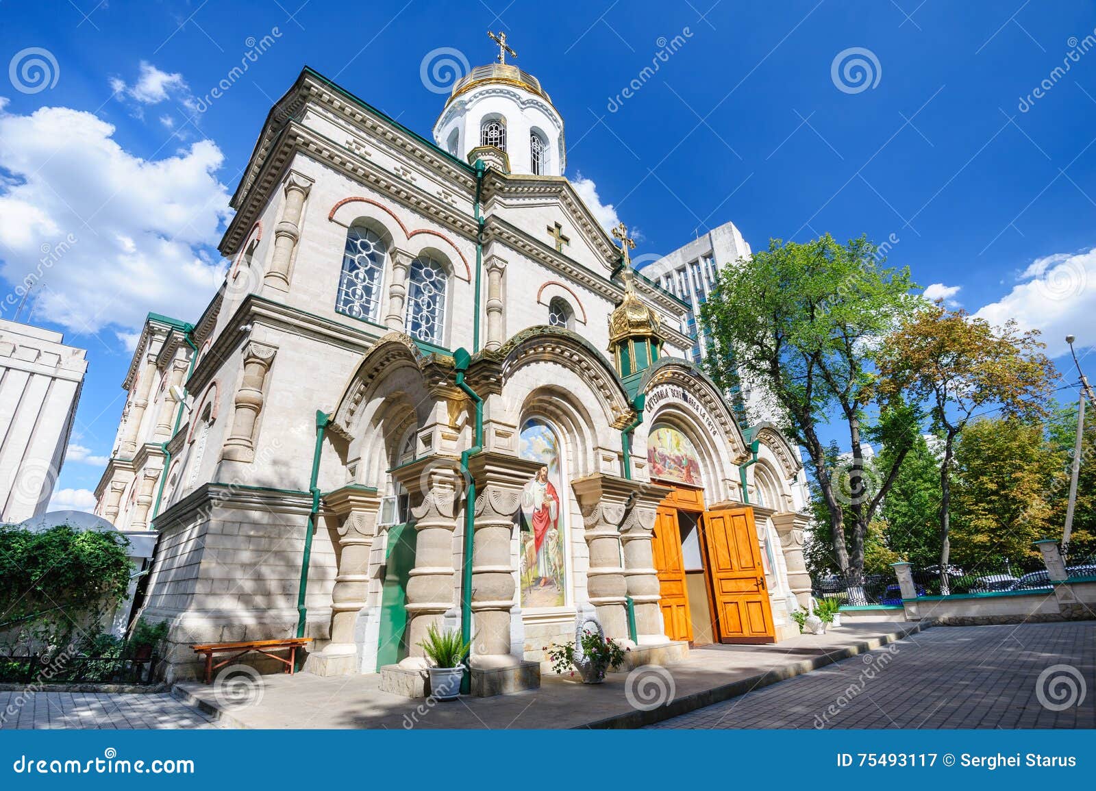 Church of Transfiguration in Chisinau, Moldova Stock Image - Image of ...