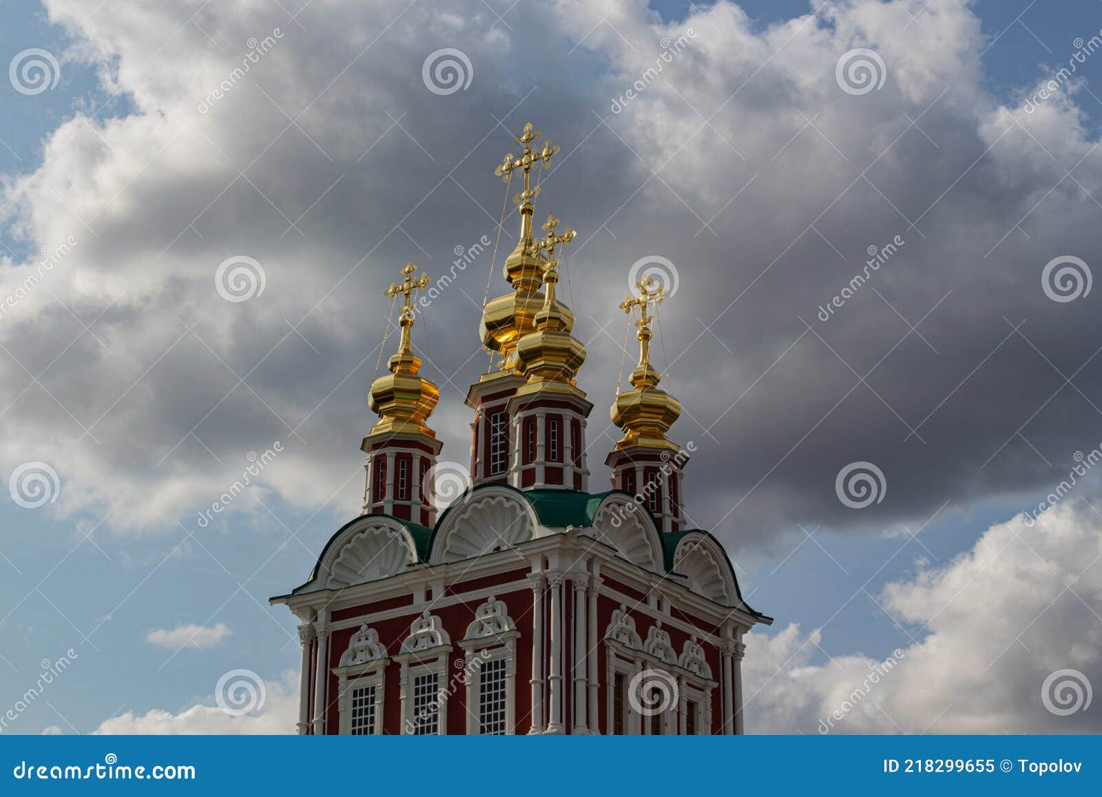The Church of the Transfiguration of the Savior in the Novodevichy ...