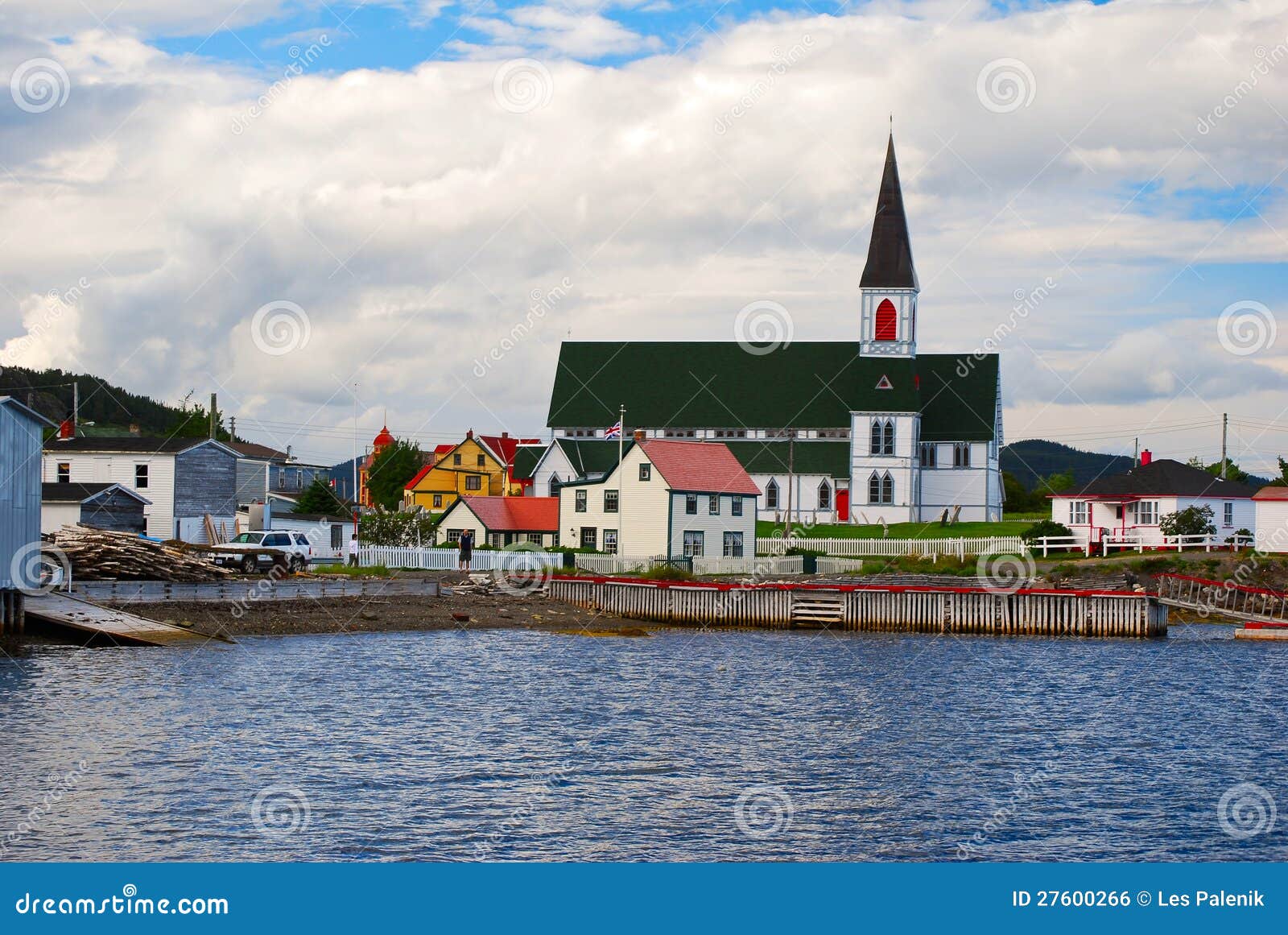 Church in Trinity , Newfoundland Stock Photo - Image of house, historic ...