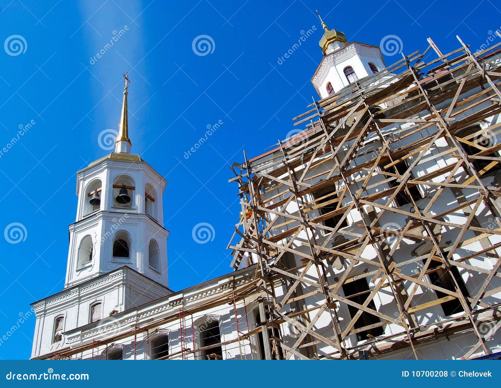 Church under construction stock photo. Image of europe - 10700208