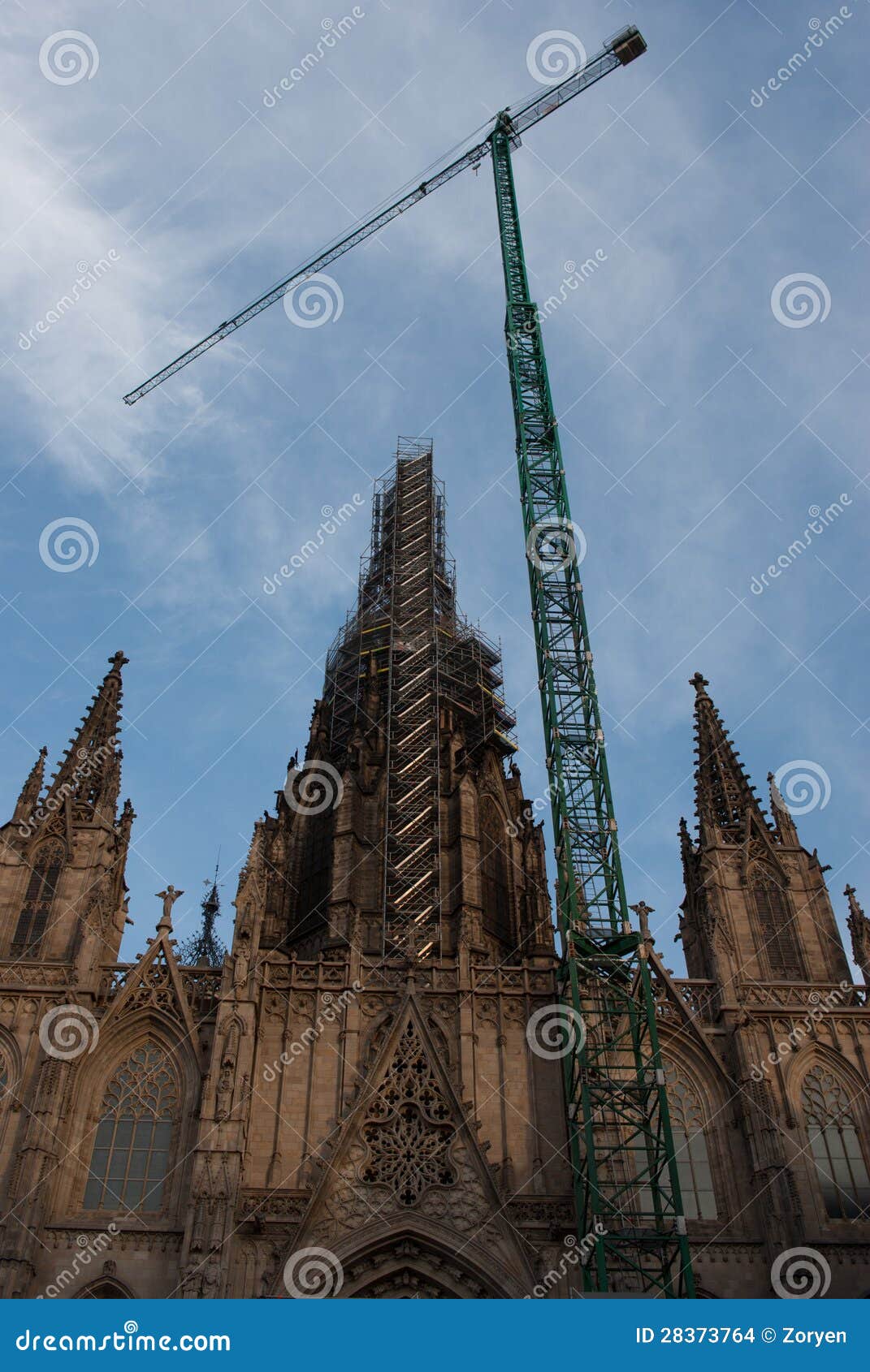 Church under construction stock photo. Image of tall - 28373764