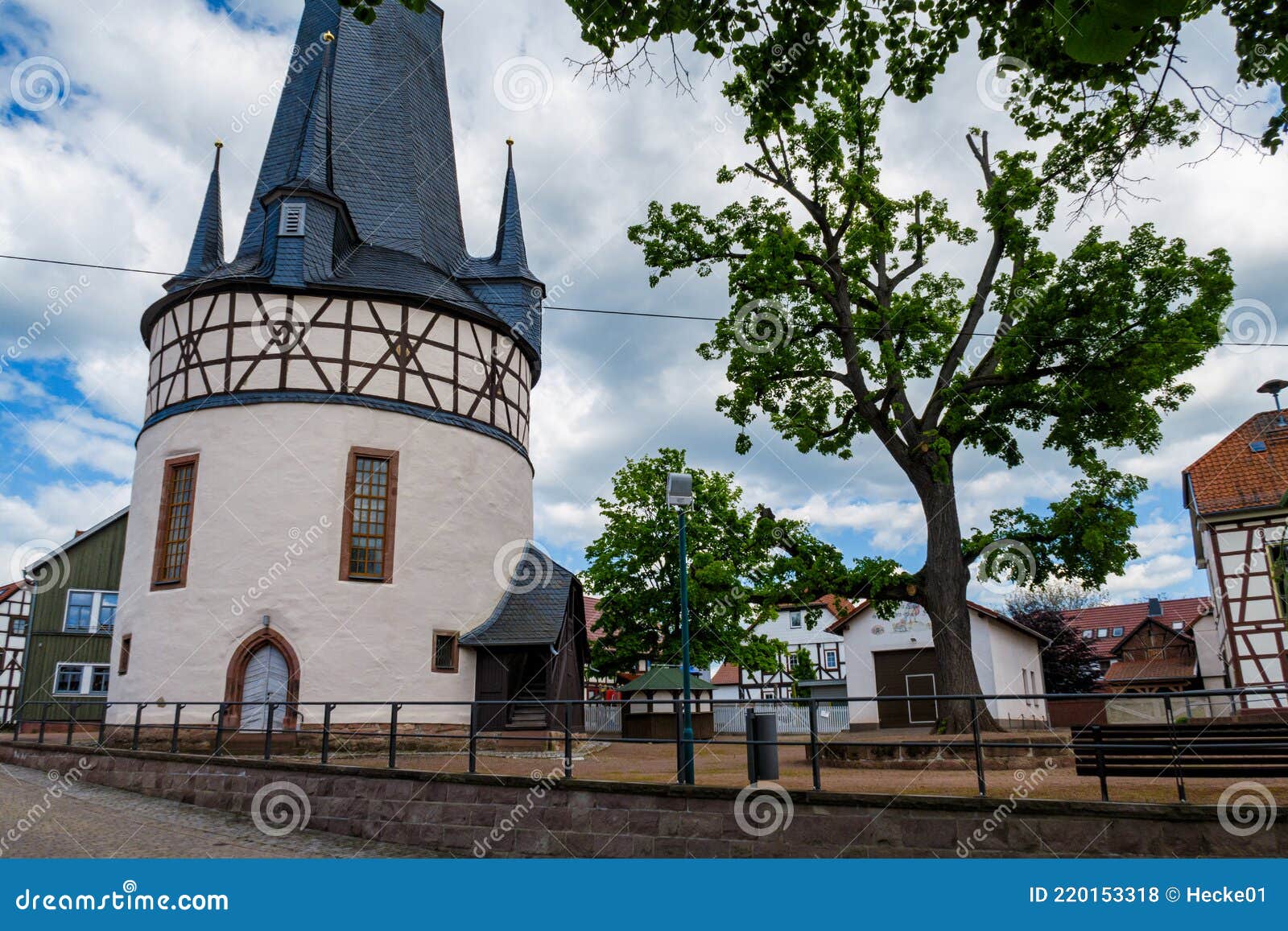 Church of Untersuhl in Thuringia Stock Photo - Image of landmark ...