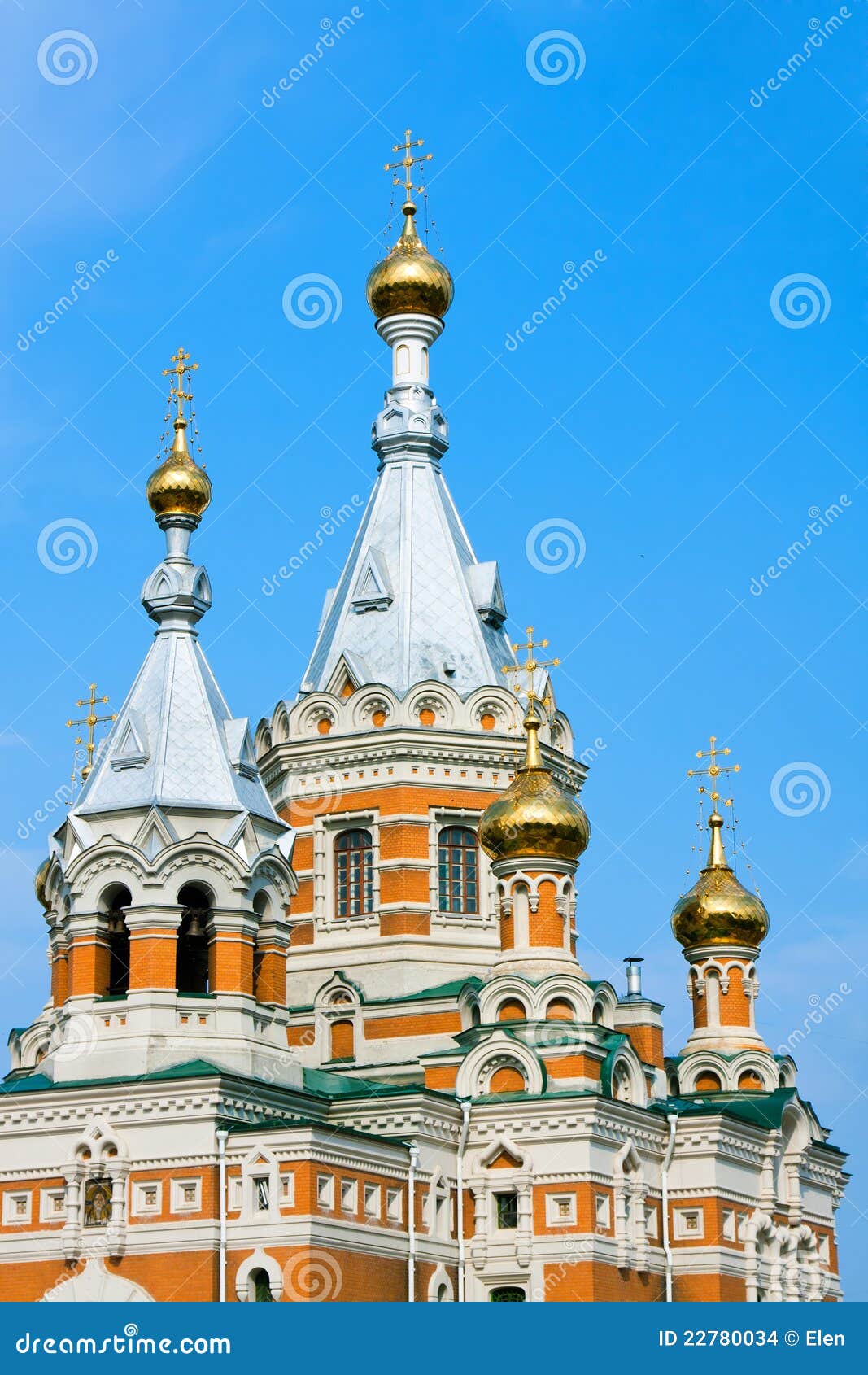 Church in Uralsk city stock photo. Image of orthodox - 22780034