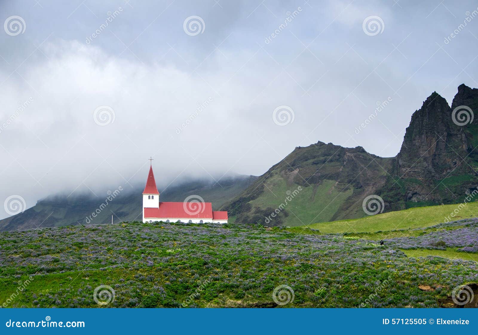 The Church of Vik in Iceland Stock Image - Image of city, iceland: 57125505