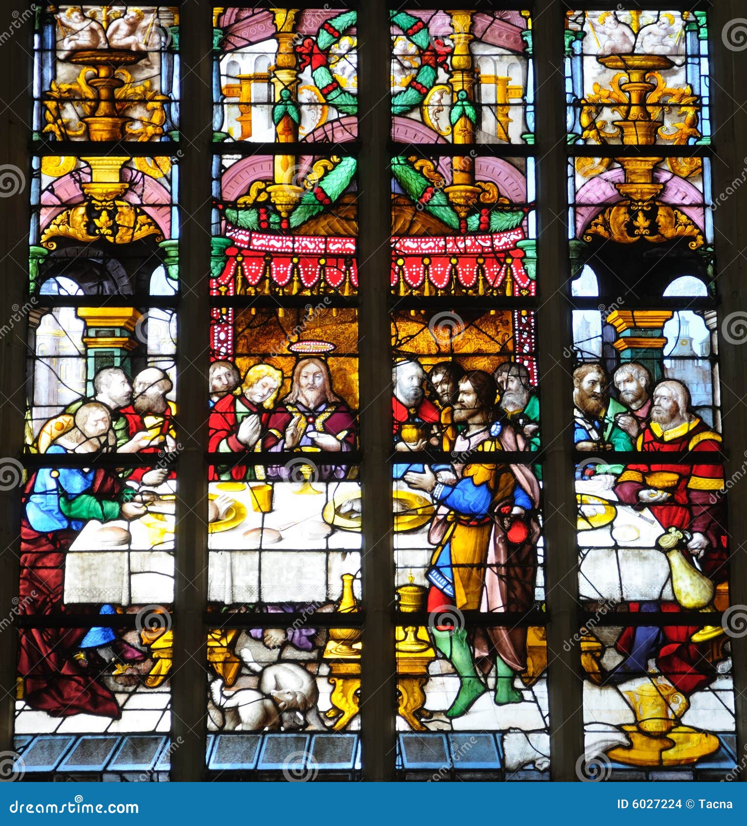 Church window stock photo. Image of stone, church, roof - 6027224